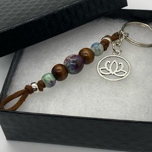 Accessories | Handmade Lotus Keychain Nwt | Poshmark